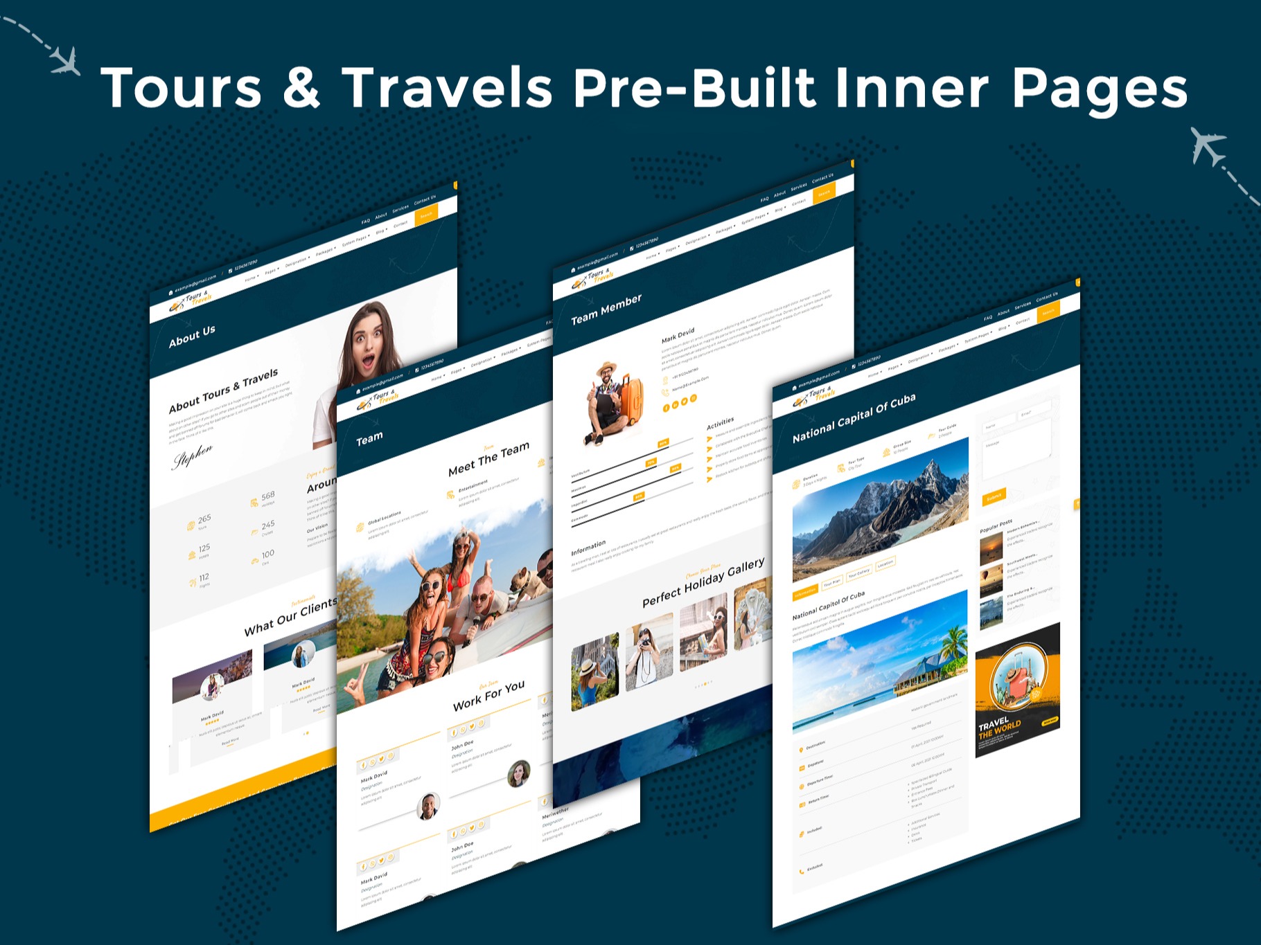 Tours and Travels Theme by Pennyblack Templates